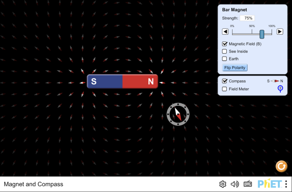 Magnet and Compass - Magnetic Field | Magnetism | Magnets - PhET Interactive Simulations