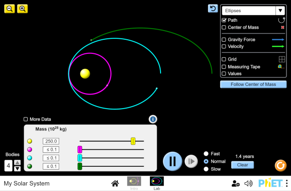 My Solar System Simulation