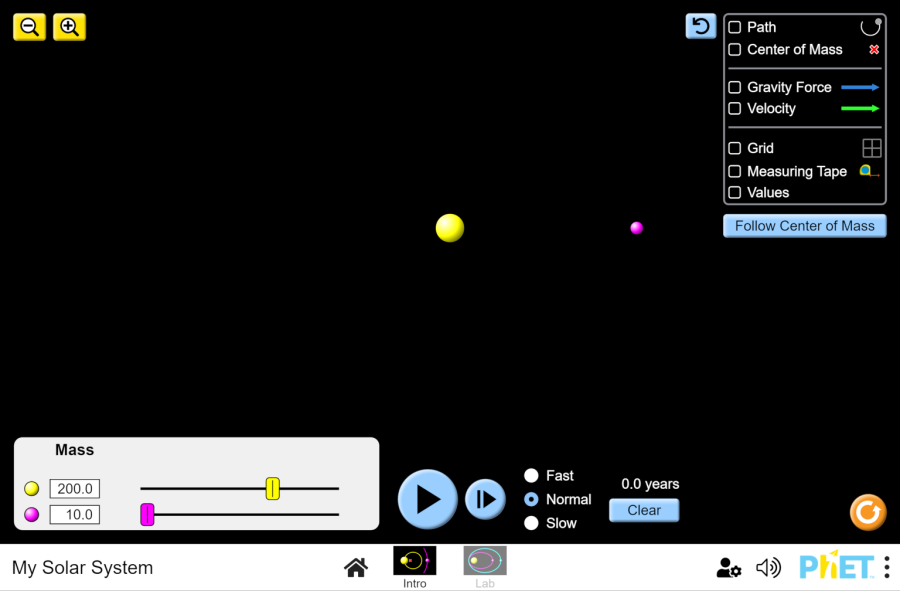 My Solar System Simulation