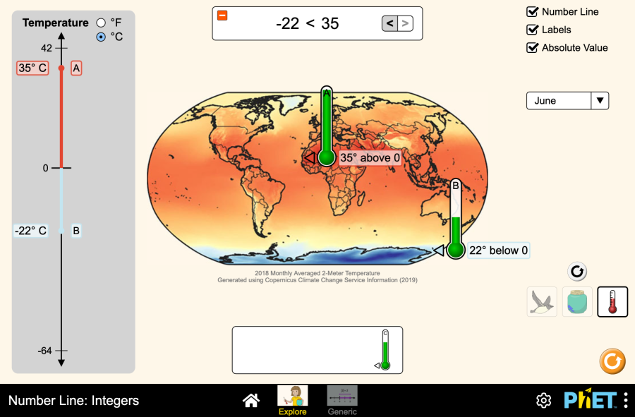 Number Line: Integers - Number Line | Integers | Absolute Value - PhET ...