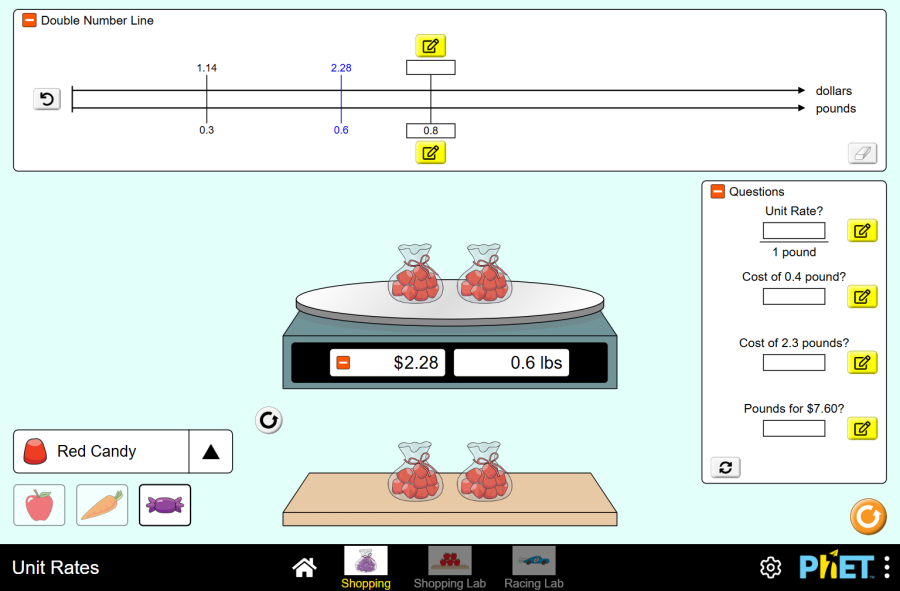 Unit Rates - Ratios | Proportional Reasoning | Double Number Line ...